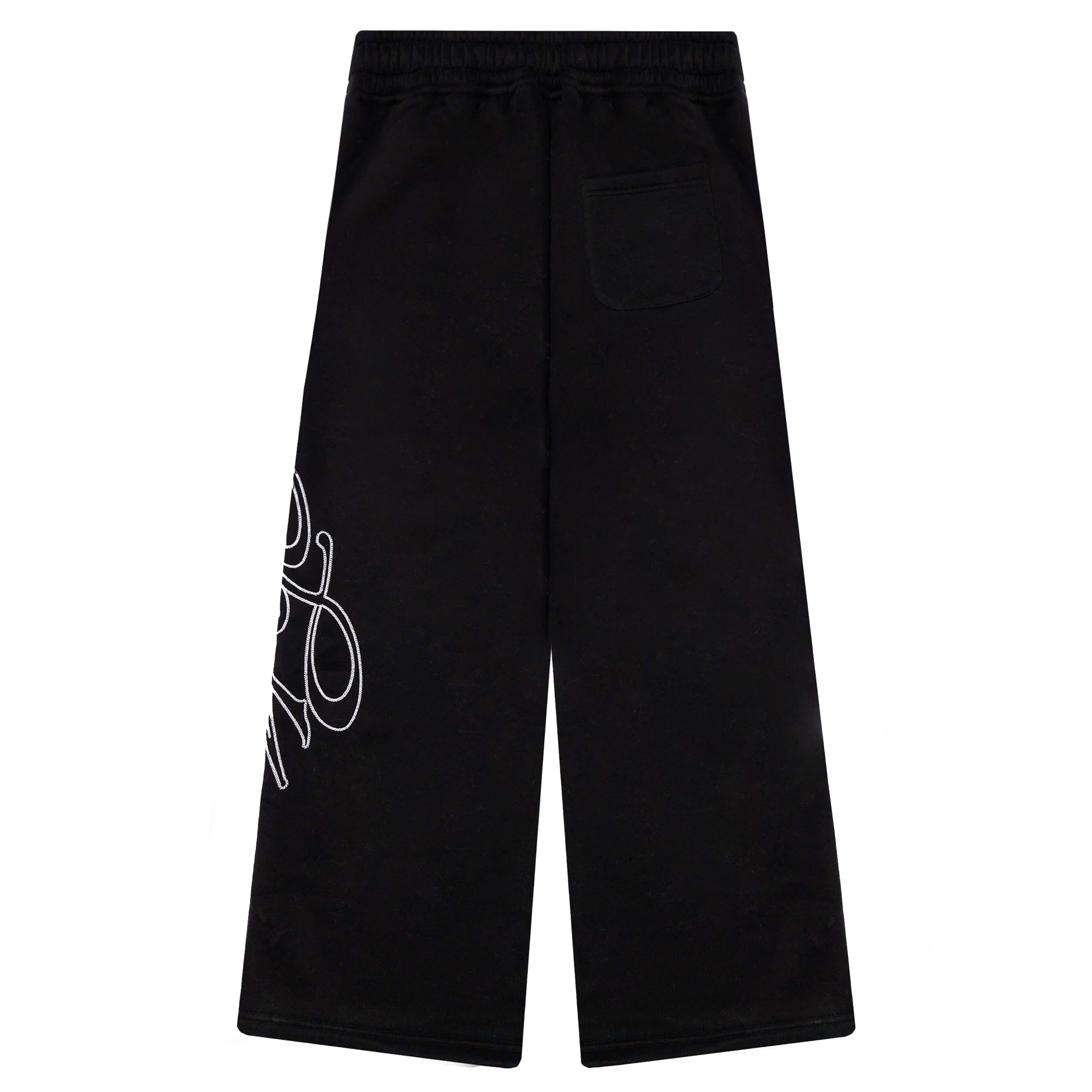 Signature Wide Pant - Black/White – 4YE